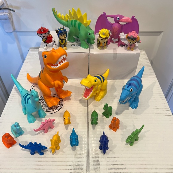 Paw Patrol | Toys | Paw Patrol Dino Rescue Dinosaurs Lot With Pup Fig ...